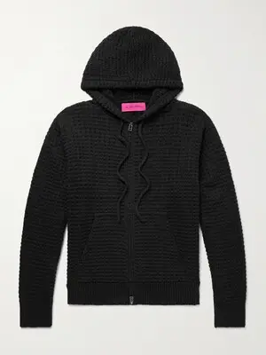 THE ELDER STATESMAN Nora Cotton Zip-up Hoodie