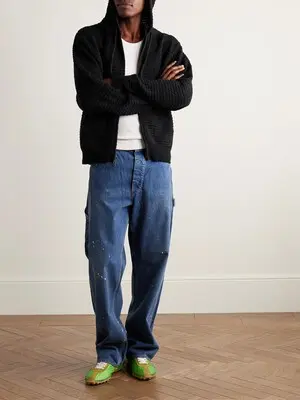 THE ELDER STATESMAN Nora Cotton Zip-up Hoodie