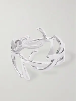 Saint Laurent Cassandre Ring - Silver