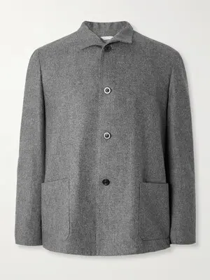 Boglioli Unstructured Virgin Wool-twill Suit Jacket