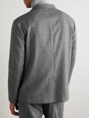 Boglioli Unstructured Virgin Wool-twill Suit Jacket