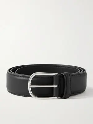 Anderson's 3.5cm Leather Belt - Black
