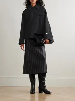 Sportmax Cantore Belted Wool-felt Jacket