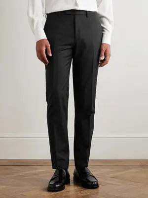 Boglioli Straight-leg Wool-blend Trousers