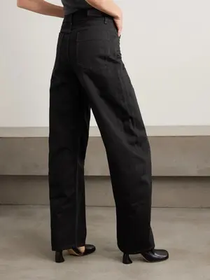 LEMAIRE Barrel-leg Denim Pants - Black