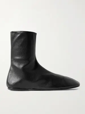 Dries Van Noten Leather Ankle Boots