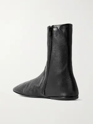Dries Van Noten Leather Ankle Boots