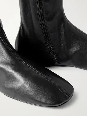 Dries Van Noten Leather Ankle Boots