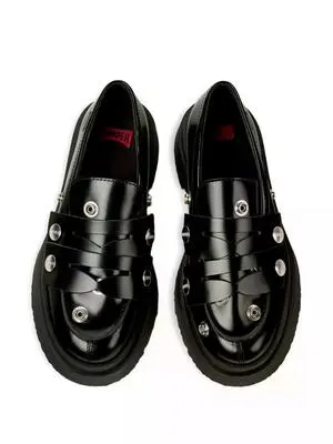 Camper Leather Platform Loafers
