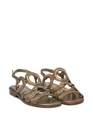 TONI PONS Ring-detailed Leather Sandals
