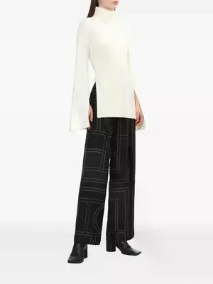 TOTEME Monogram Geometric Trousers