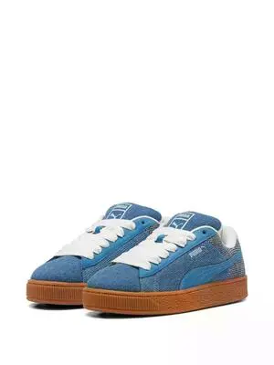 PUMA Suede Xl Denim Blue Sneakers - Black