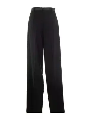 Max Mara Buckle-fastening Pleated Trousers