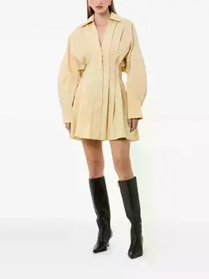 NICHOLAS Fabienne Pleated Shirt Dress