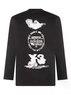 Y3 Logo-print Long-sleeve T-shirt