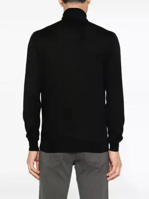 Fedeli Turtleneck Sweater - Black