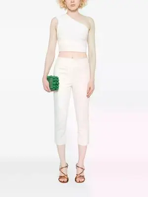 Cult Gaia Cropped One-shoulder Top