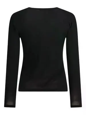 Max Mara V-neck Button Cardigan - Black