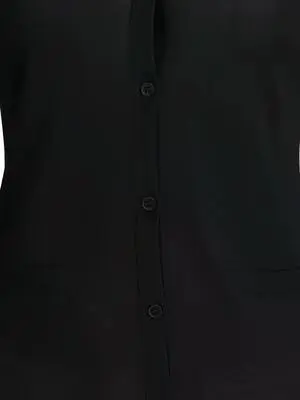Max Mara V-neck Button Cardigan - Black