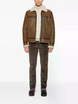 Fedeli Cashmere Roll-neck Top - Neutrals