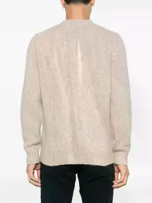 Fedeli Crew-neck Sweater - Brown