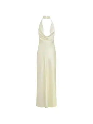 NICHOLAS Cowl-neck Maxi Dress - Neutrals