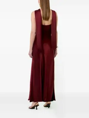 NICHOLAS Geneva Cowl-neck Dress - Red