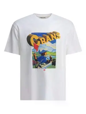 VIETTI MERCHANDISE Poster Crans Graphic Tee - White