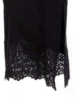 TWINSET Lace-trimmed Midi Skirt