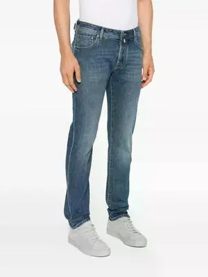 Jacob Cohen Five-pocket Cotton-blend Jeans