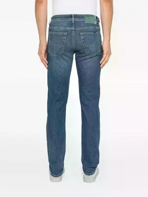 Jacob Cohen Five-pocket Cotton-blend Jeans