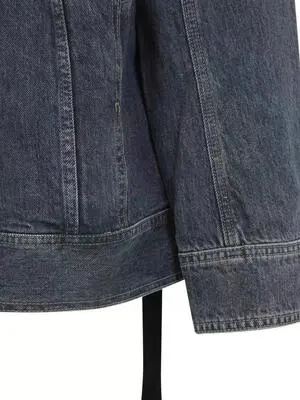 Rick Owens Button-fastening Denim Jacket - Grey