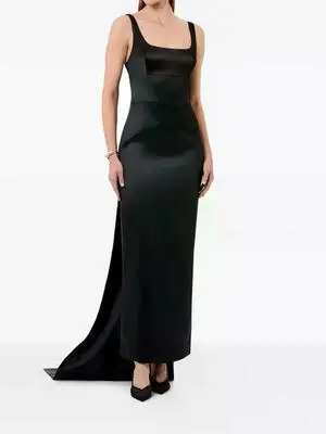 NICHOLAS Square-neck Maxi Dress