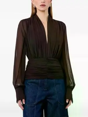 NICHOLAS Jacqueline Pleated-gathered Top