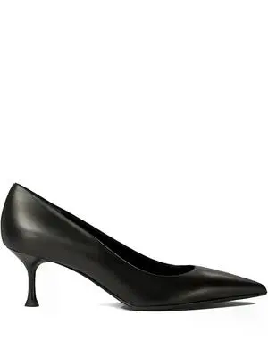 SERGIO LEVANTESI Ella Pointed-toe Leather Pumps - Black