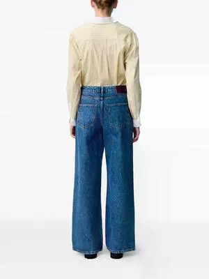 Claudie Pierlot Logo-patch Straight-leg Jeans