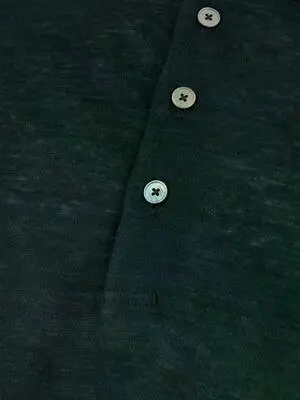 Zegna Linen Buttoned Polo Shirt