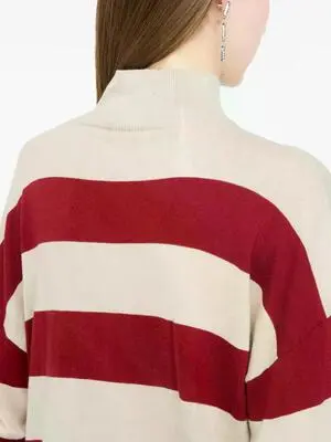 Liu Jo Striped High-neck Sweater