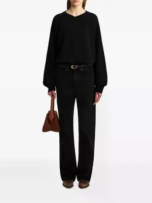 Khaite Wolfe Cashmere Sweater - Black
