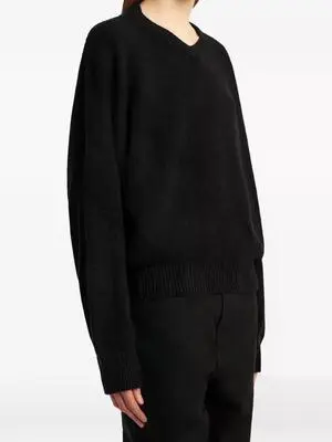Khaite Wolfe Cashmere Sweater - Black