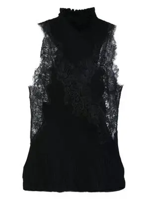 Ermanno Scervino Lace-panel Top