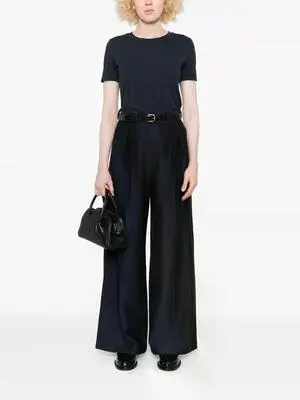 Max Mara Pinstripe Pleated Trousers