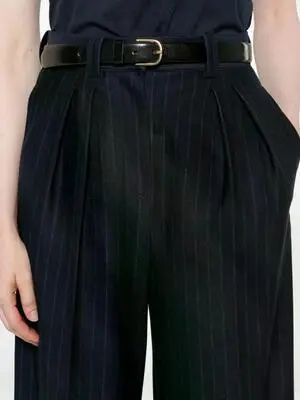 Max Mara Pinstripe Pleated Trousers