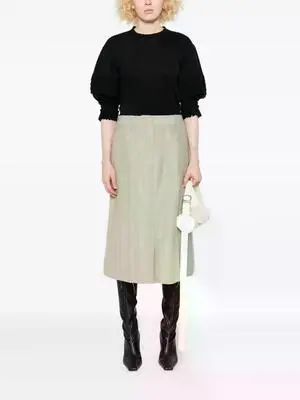 JIL SANDER Pleated-sleeve Top