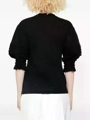 JIL SANDER Pleated-sleeve Top