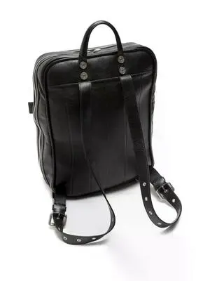 Acne Studios Leather Top-handle Backpack - Black