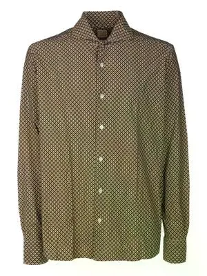 4FF Geometric-pattern Shirt