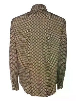4FF Geometric-pattern Shirt