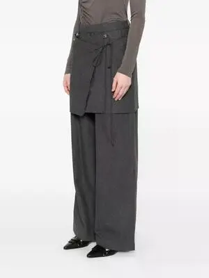 ALOHAS Wrap-front Trousers