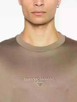 Emporio Armani Logo-embroidered T-shirt